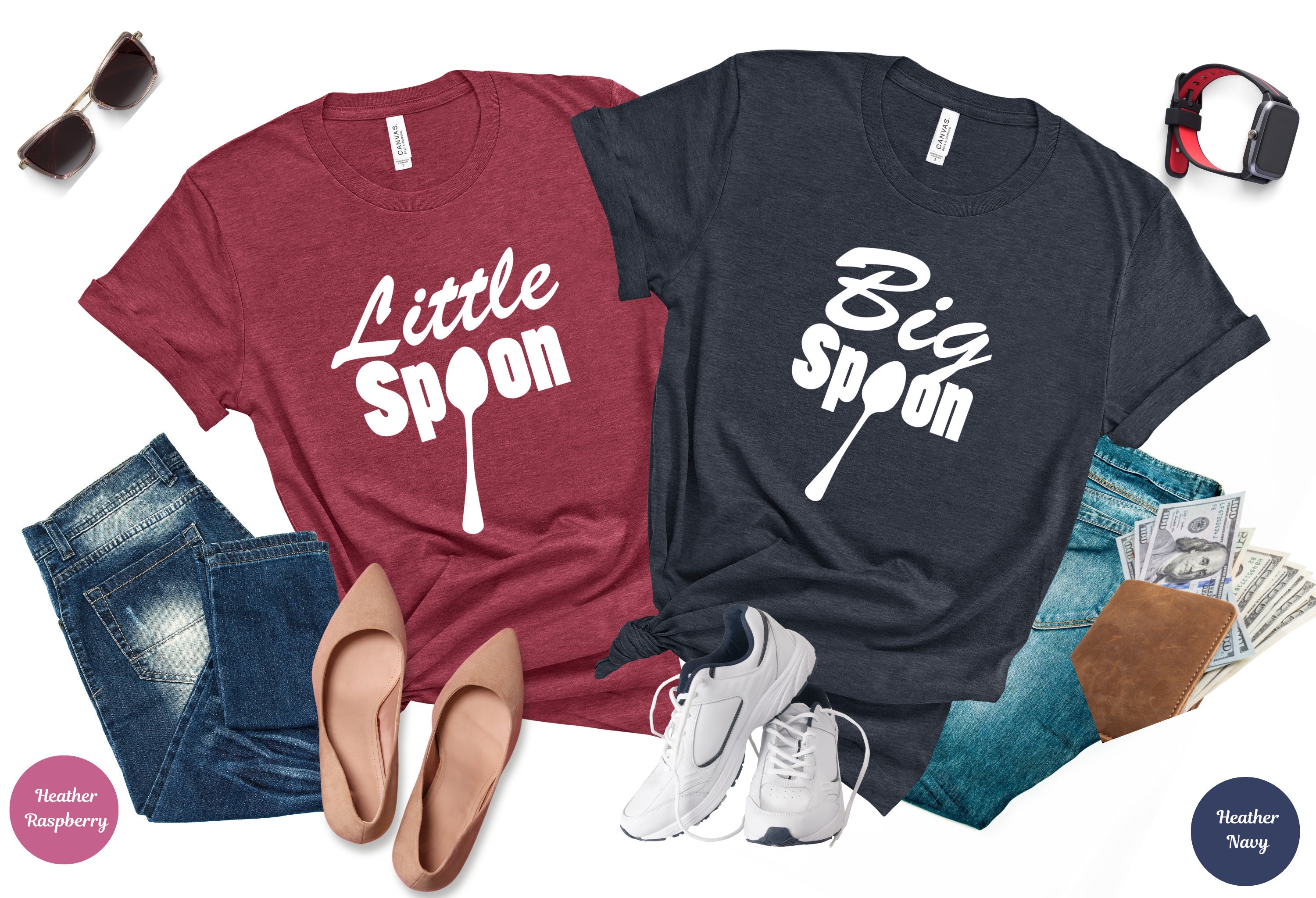 Big Spoon Little Spoon Svg Couples SVG Bundlewedding Party - Etsy