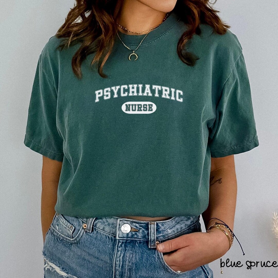 Psych Nurse Shirt, Trendy Mental Health Nurse Gift, PMHNP Psych Nurse ...