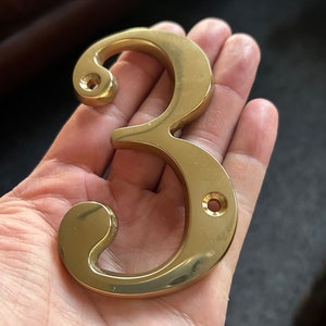 Brass House Numbers - Etsy