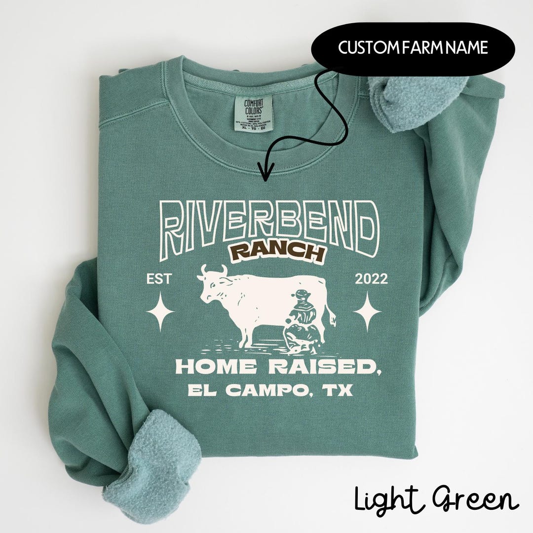 Customized Family Farm Sweatshirts, Custom Dairy Farm Shirts, Cattle ...