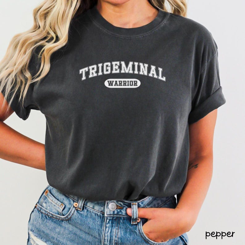 Trigeminal Warrior Shirt, Trigeminal Neuralgia Awareness Tee ...
