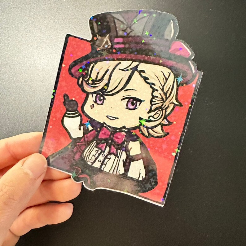 Genshin Impact Fontaine Holographic Sticker | Genshin Stickers| Lynette ...