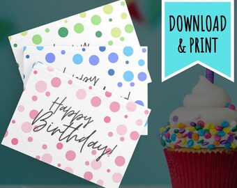 Polka Dot Birthday - Etsy