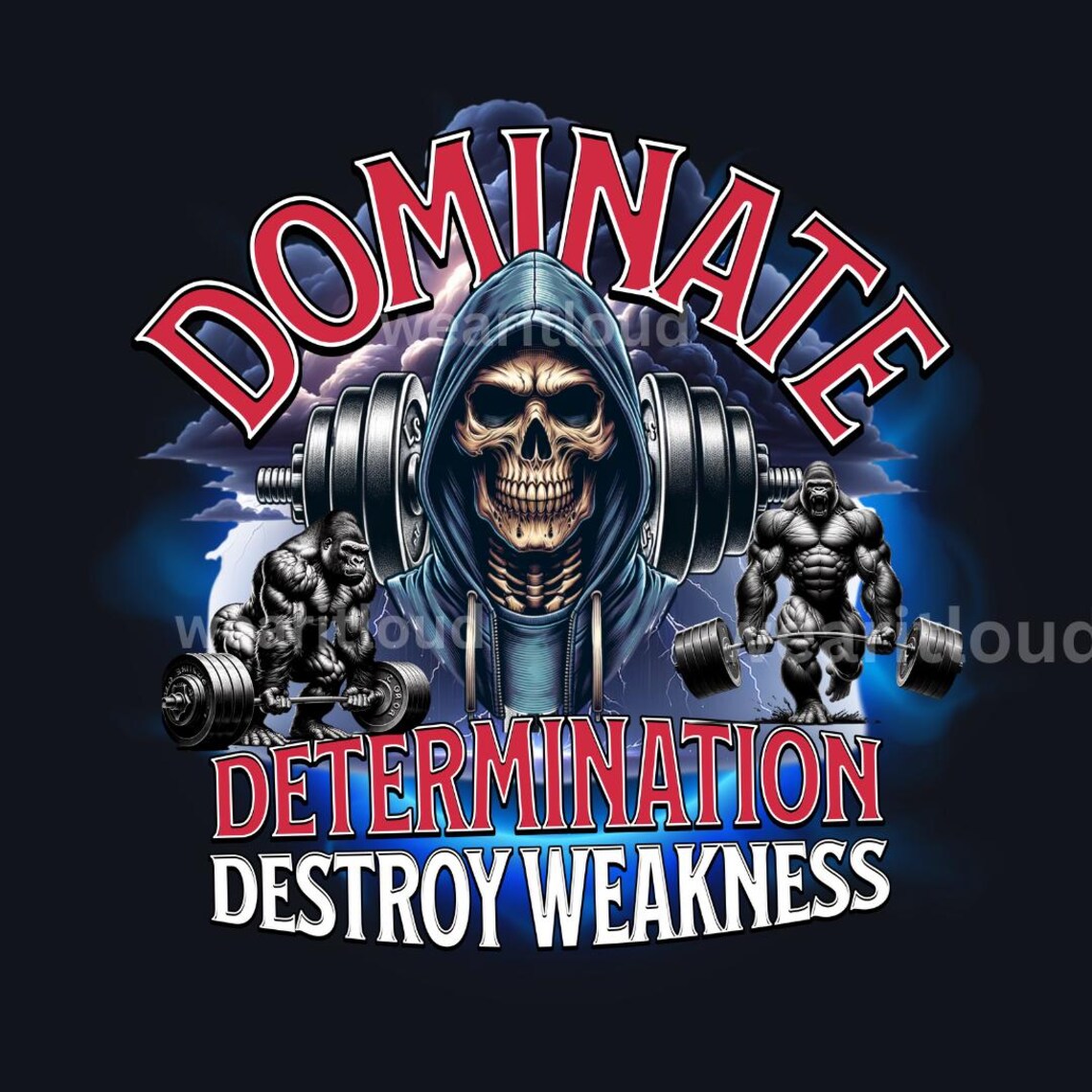 Dominate Dtf Gym Gym Beastmode Dtf Gym Inspo Weights Streetwear Gym Svg ...