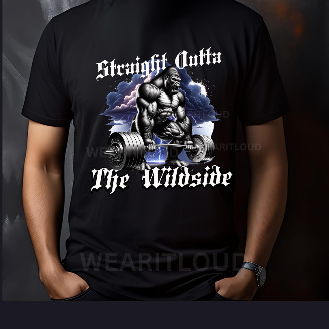 8 X Beastmode Dtf Gorilla Dtf Fitness Png Weight Lifting Print ...