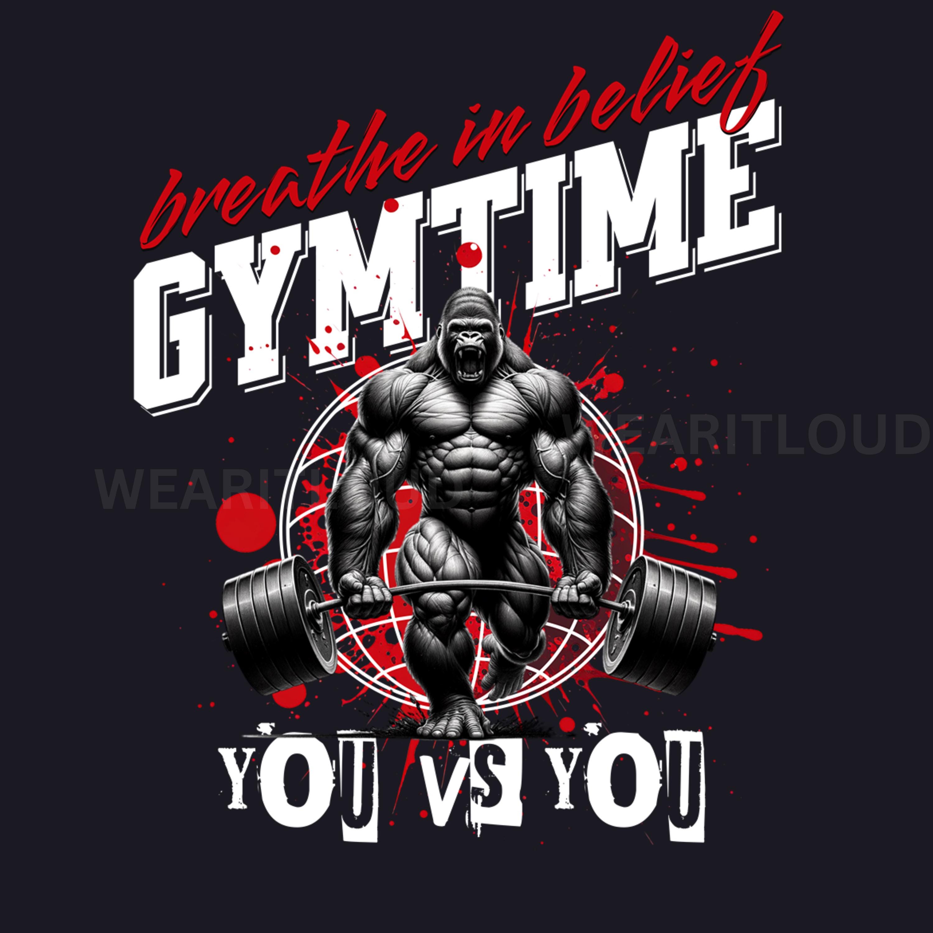 8 X Beastmode Dtf Gorilla Dtf Fitness Png Weight Lifting Print ...