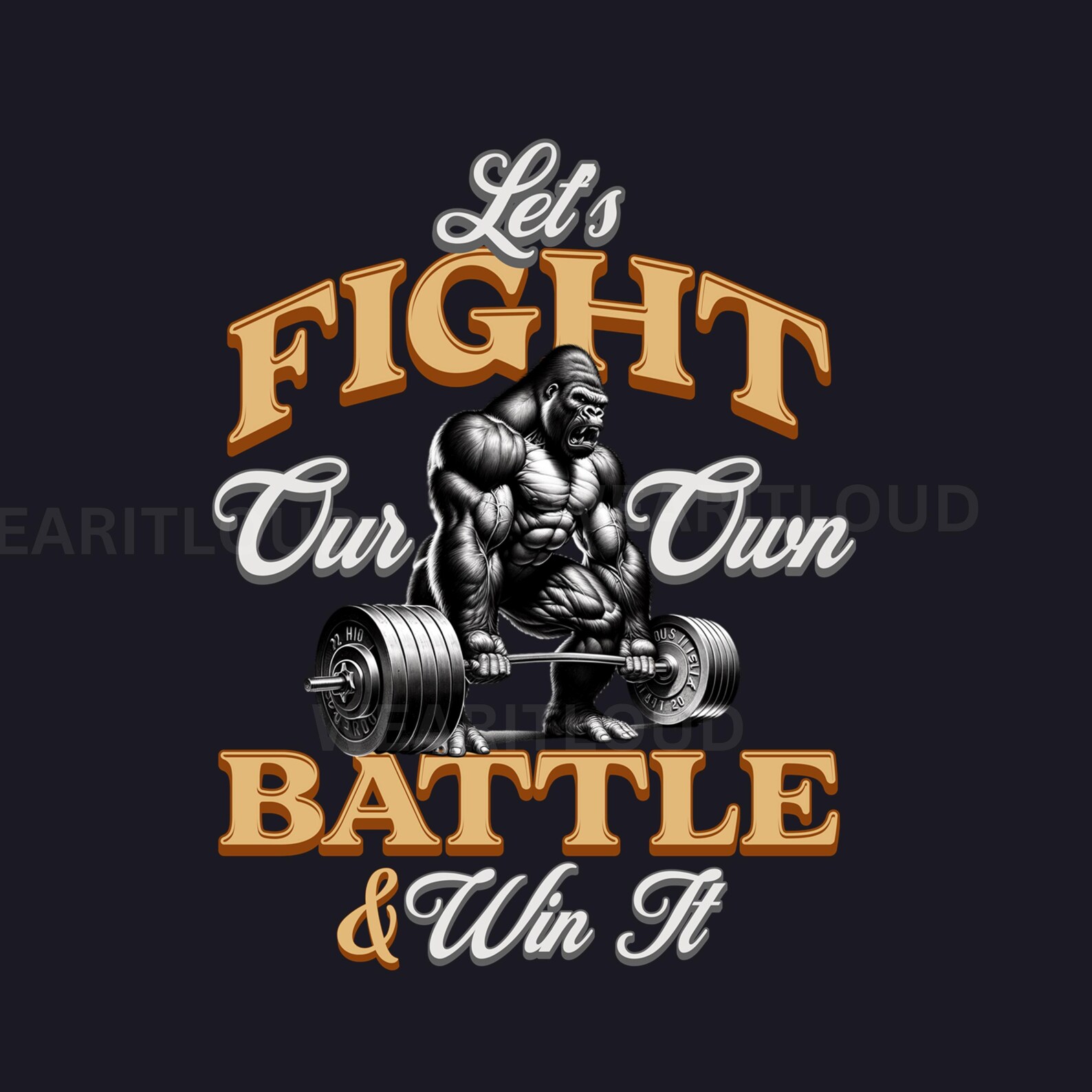 8 X Beastmode Dtf Gorilla Dtf Fitness Png Weight Lifting Print ...