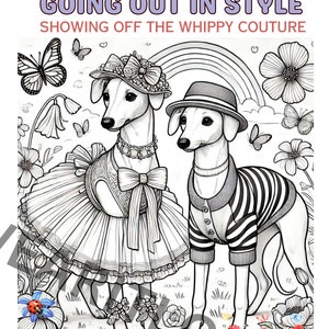 Whippet Dog Coloring Book Printable Printable Whippet Print Coloring ...