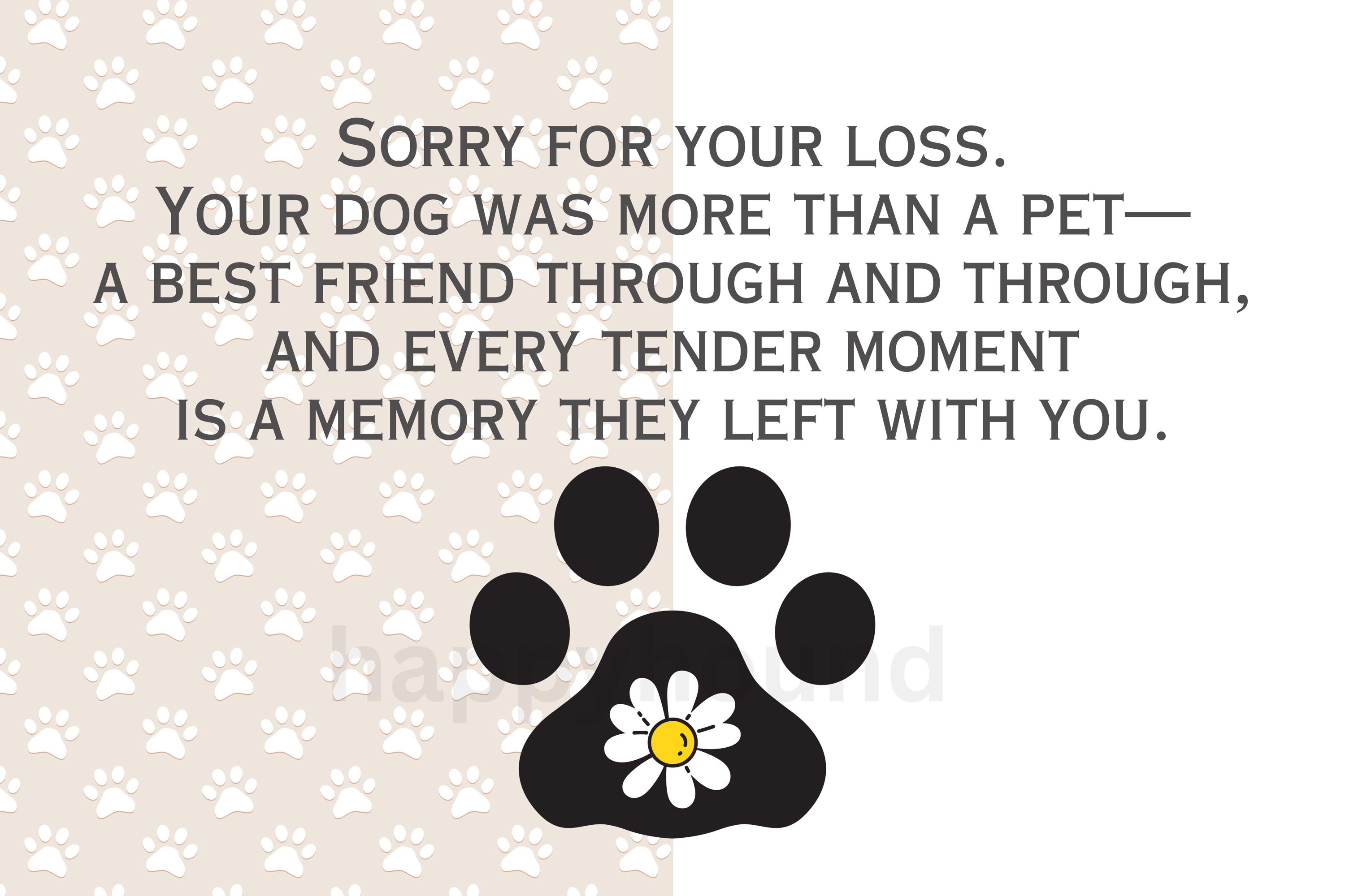 Dog Pet Loss Pet Sympathy Cards Dog Lover Cat Loss Cat Mom Cat Mum Dog ...