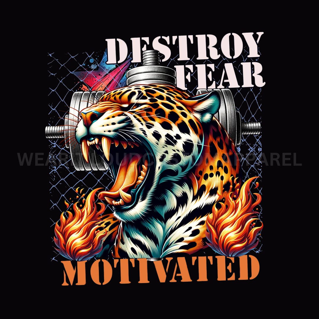 Gym Dtf Gym Prints Gymm Beastmode Fierce Fearless Dtf Strong Exercise ...