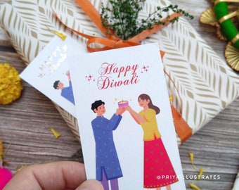 BEST VALUE Printable Diwali Gift Tag Instant Download Happy - Etsy