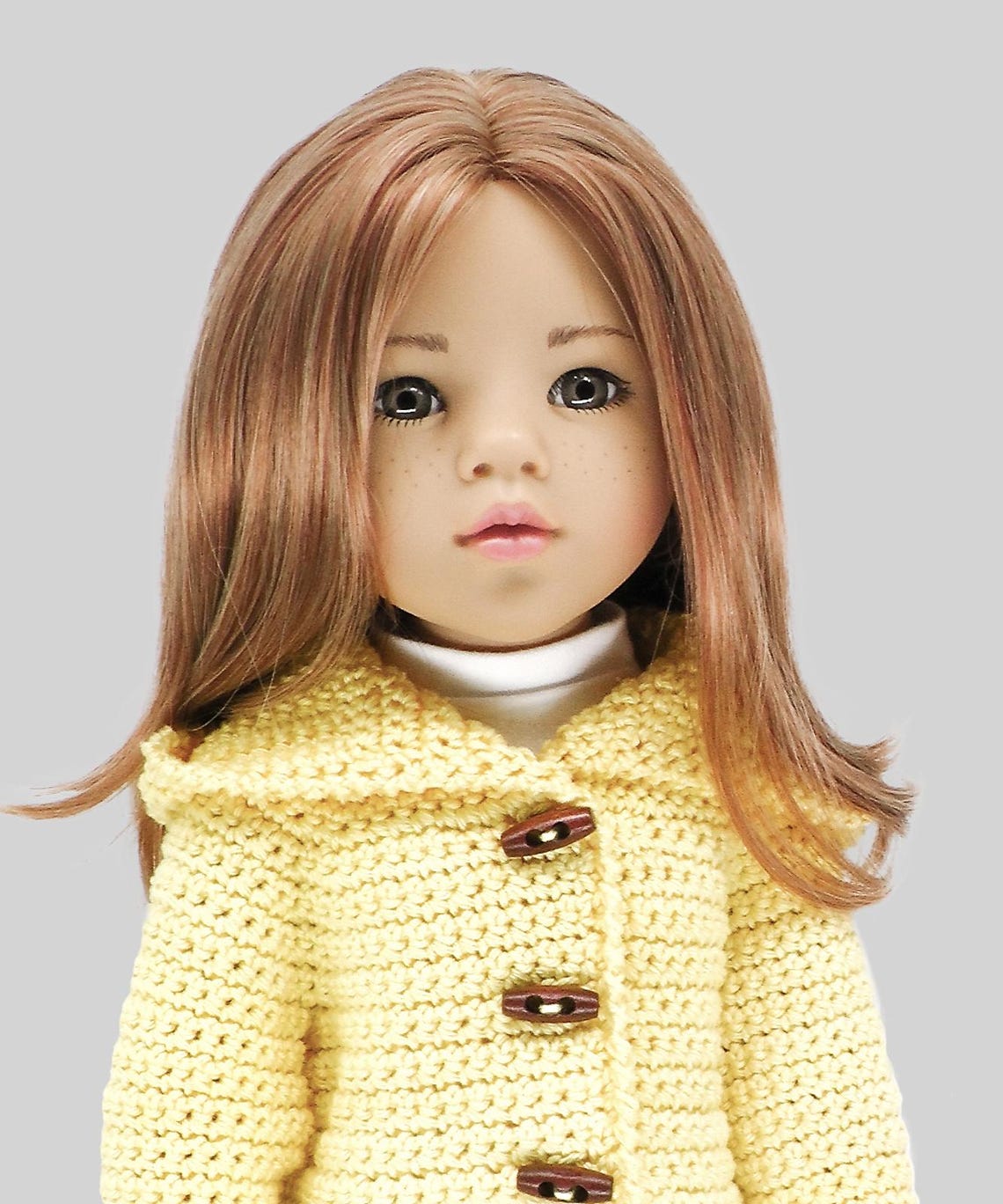 English PDF Crochet Pattern Gotz/designafriend 18" Doll Hooded Raincoat ...
