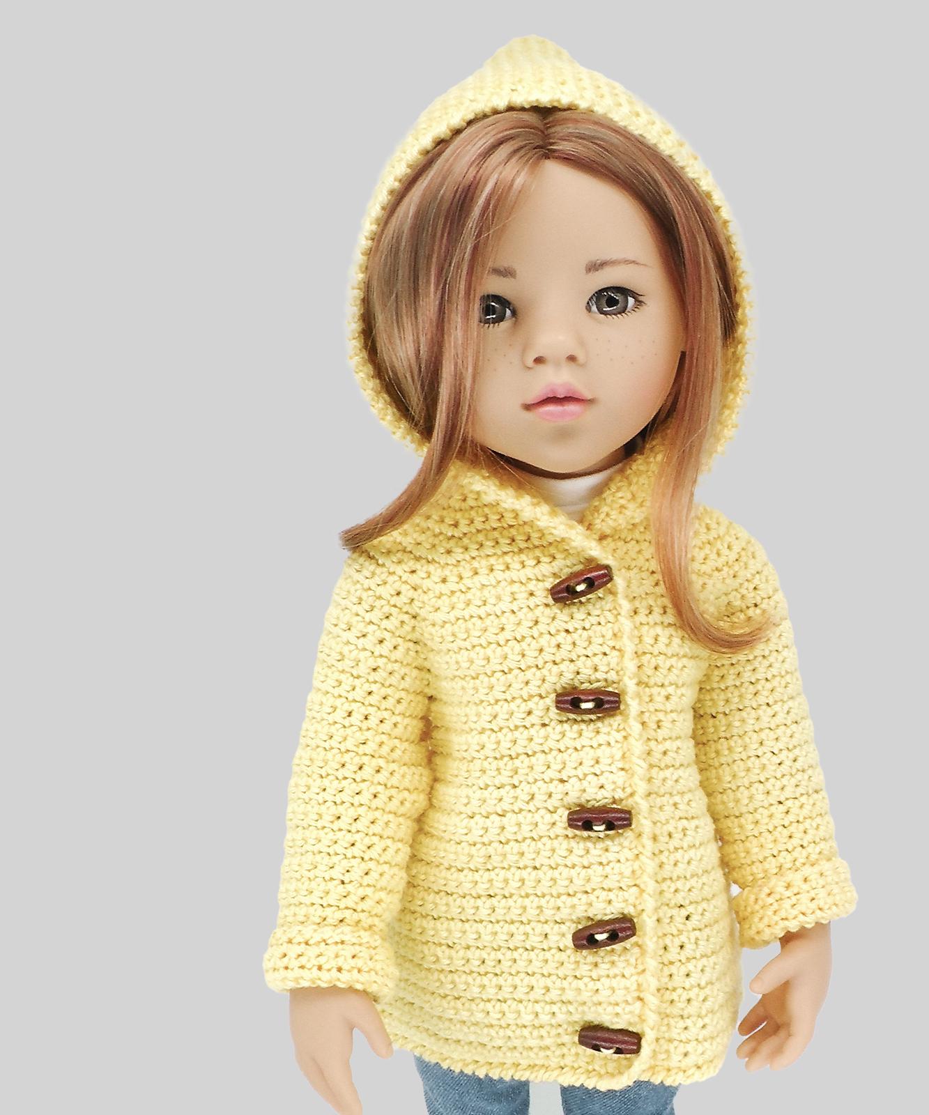 11 X English PDF Crochet Patterns Gotz/designafriend 18" Doll Hooded ...