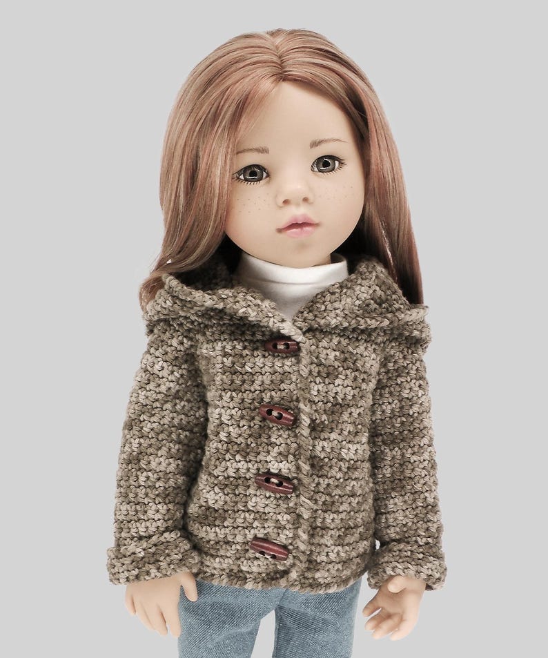 English PDF Crochet Pattern Gotz/designafriend 18" Doll Hooded Bear ...