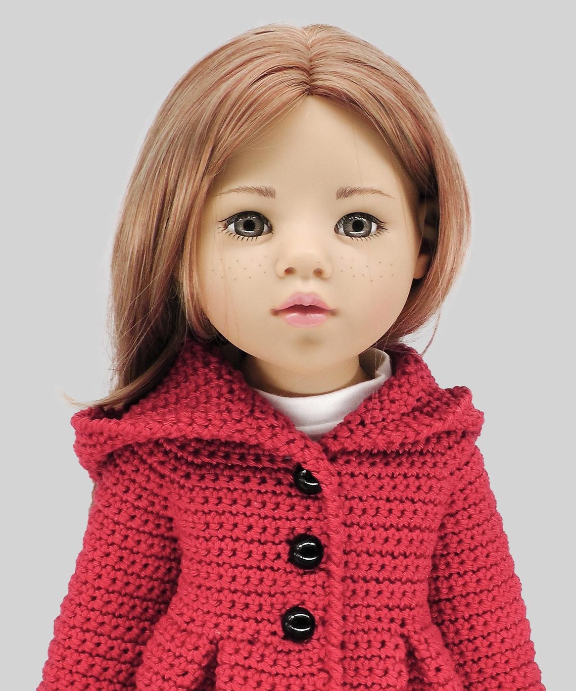 English PDF Crochet Pattern Gotz/designafriend 18" Doll Pixie Hood ...