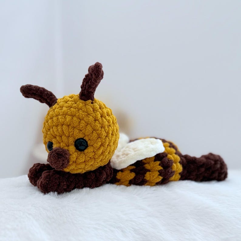 No Sew English PDF Crochet Pattern Bulky and Quick Plush Little Bumble ...