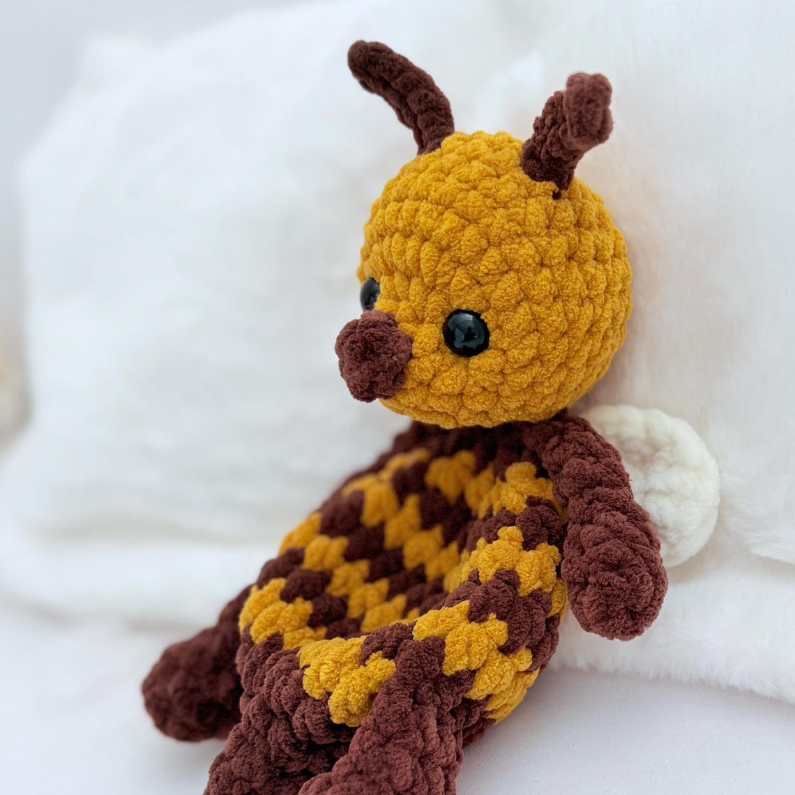No Sew English PDF Crochet Pattern Bulky and Quick Plush Little Bumble ...