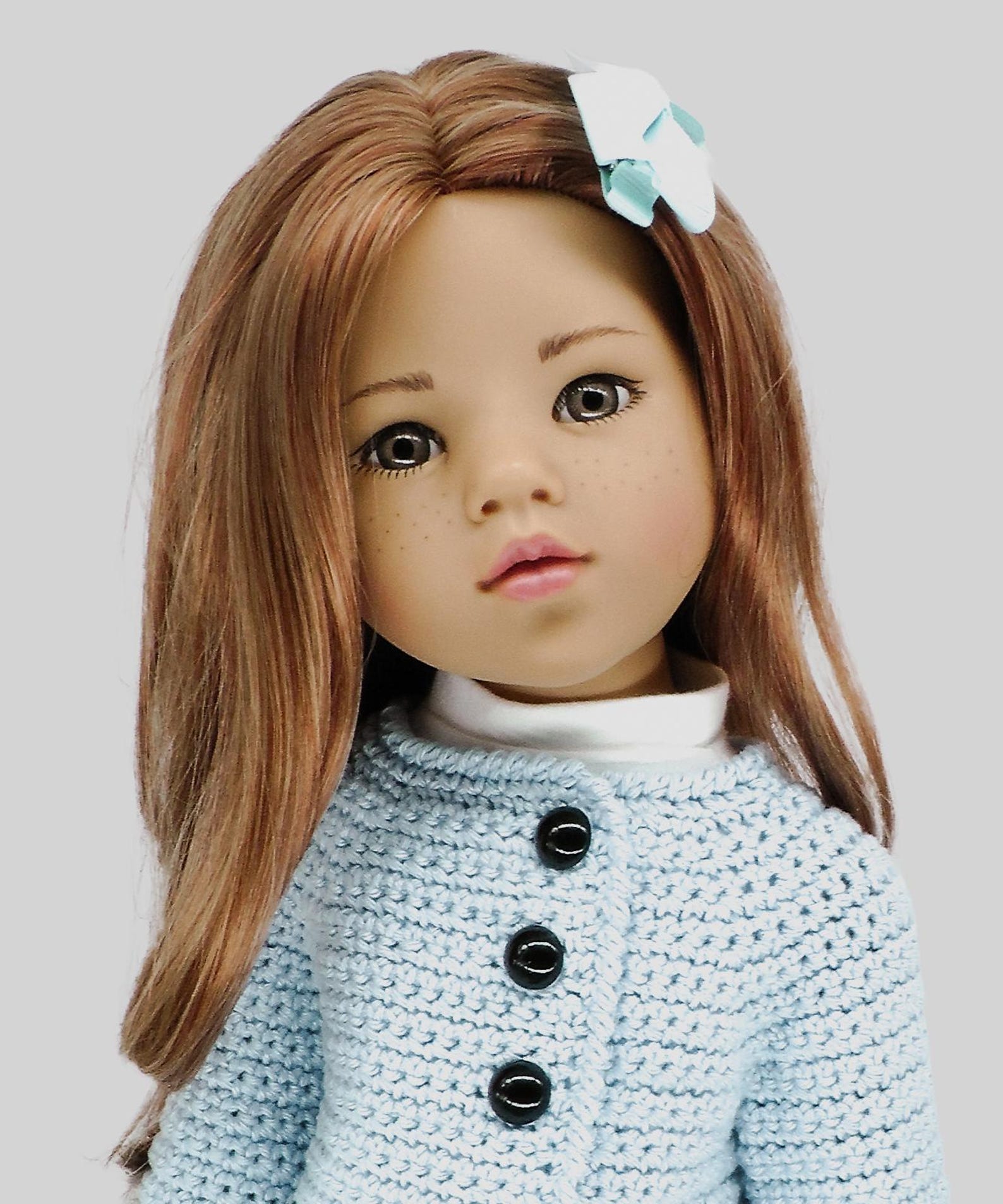 English PDF Crochet Pattern Gotz/designafriend 18" Doll Aline Jacket ...