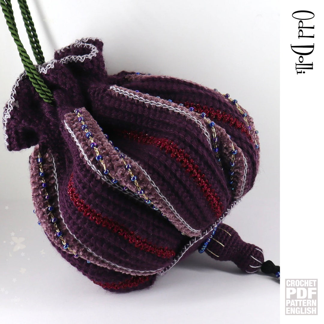 English PDF Crochet Pattern Hermione Beaded Bag Instant Download ...