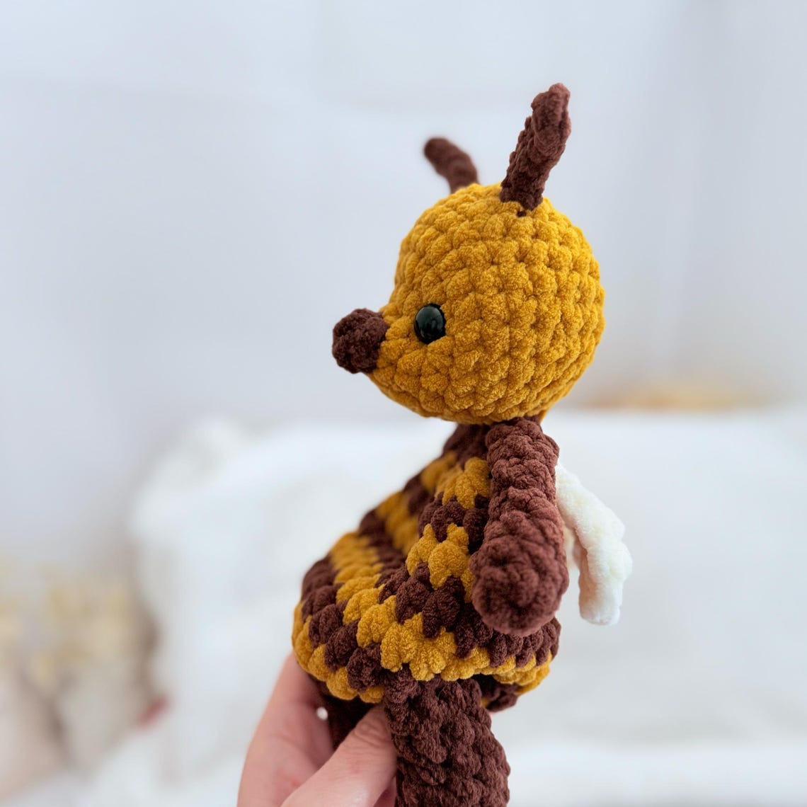 No Sew English PDF Crochet Pattern Bulky and Quick Plush Little Bumble ...