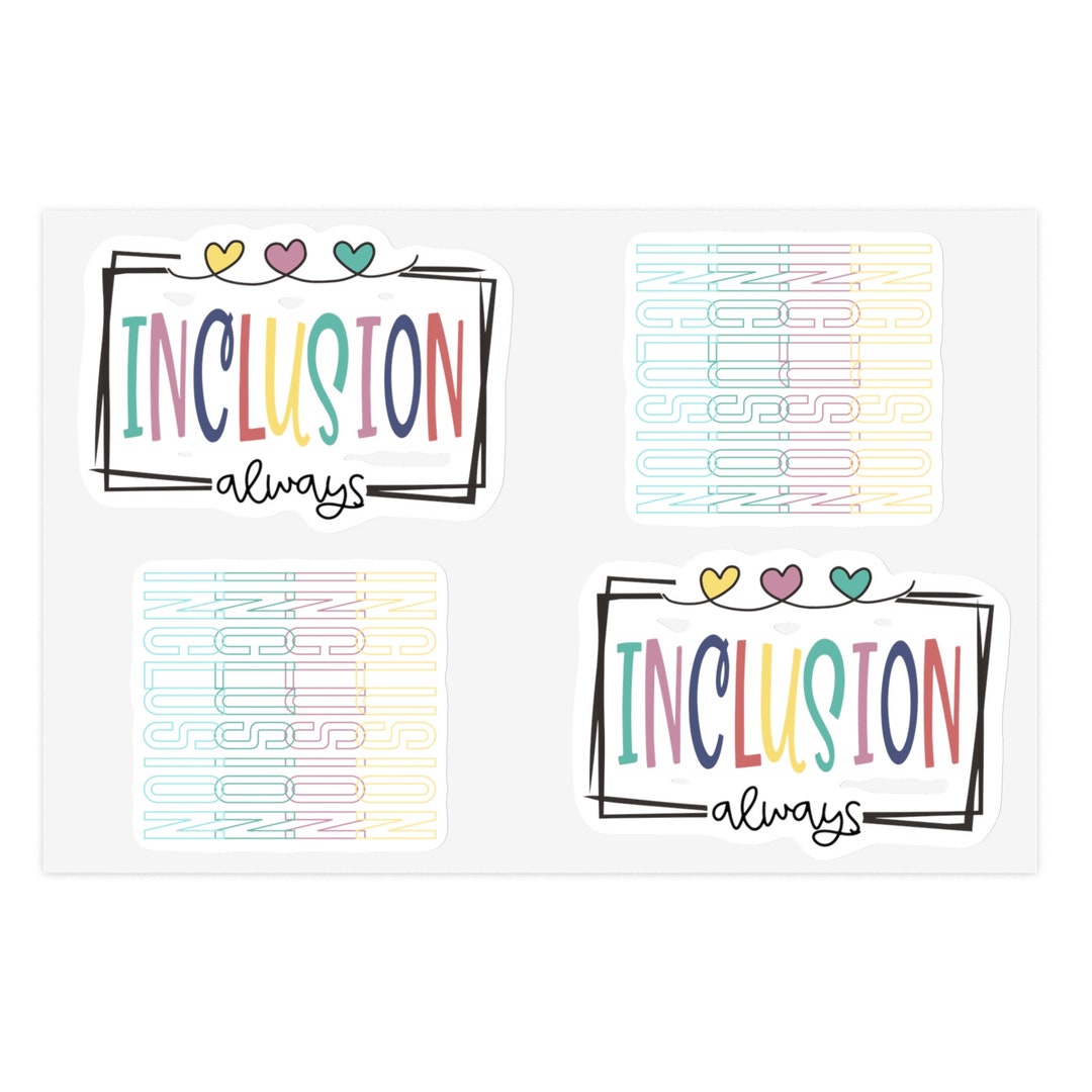 Inclusion Sticker Sheets - Etsy