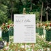Order of Wedding Day Events Sign Template Minimalist Wedding Timeline ...