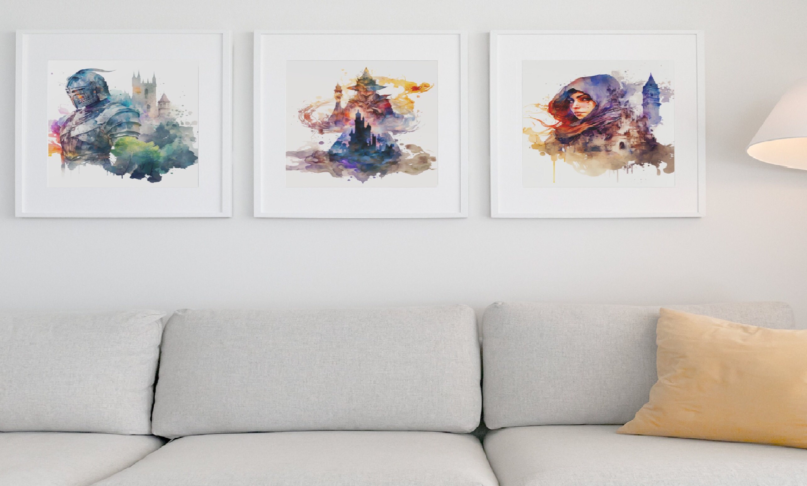 3 Piece Dnd Digital Art Print Dungeon Master Gift DM Gift Dnd Home ...