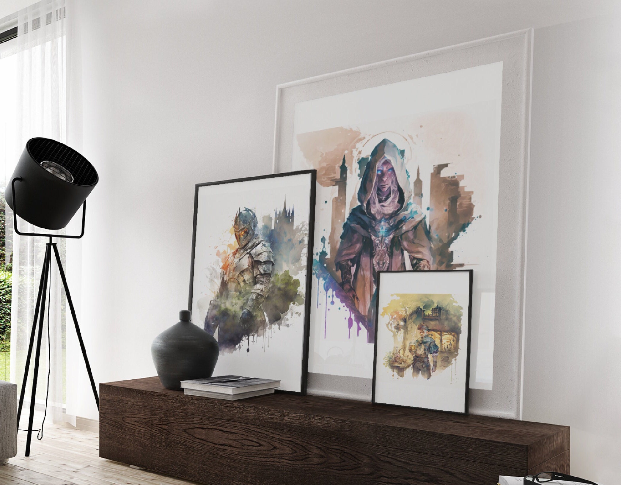 3 Piece Dnd Art Print Dungeon Master Gift DM Gifts Dnd Campaign Gift ...