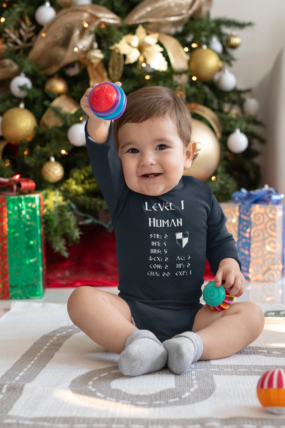 Level 1 Human Baby Onesie Dungeon Master Gift Dungeon Master Gifts ...