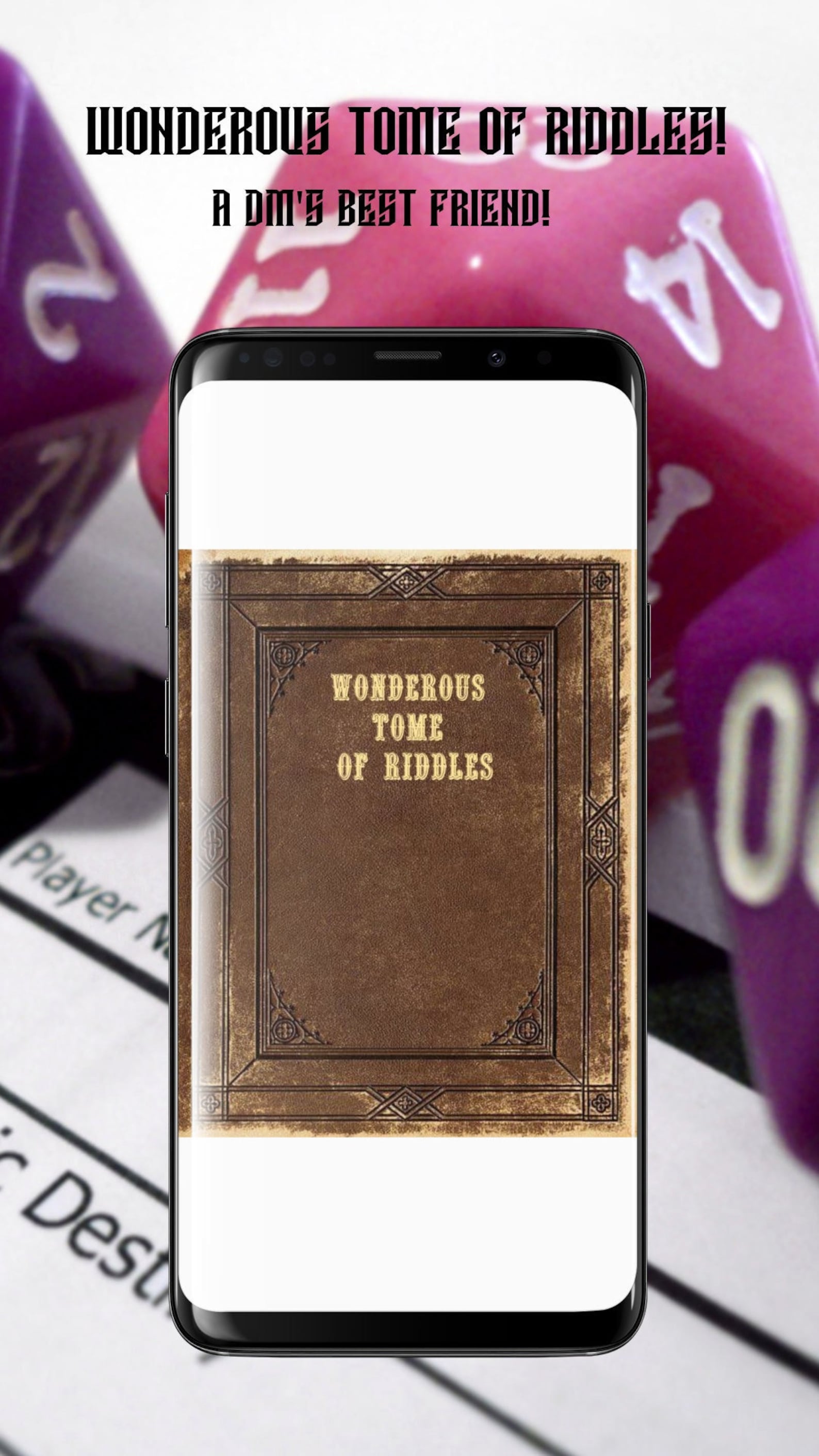 Tome of Riddles Dungeon Master Gift DM Gifts Dnd Campaign Gift Dnd Dm ...