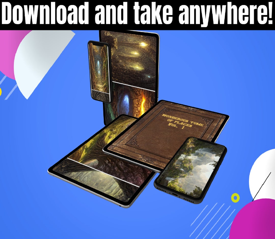 Dungeon Master Gift Wonderous Tome of Places Vol. 1 Great - Etsy