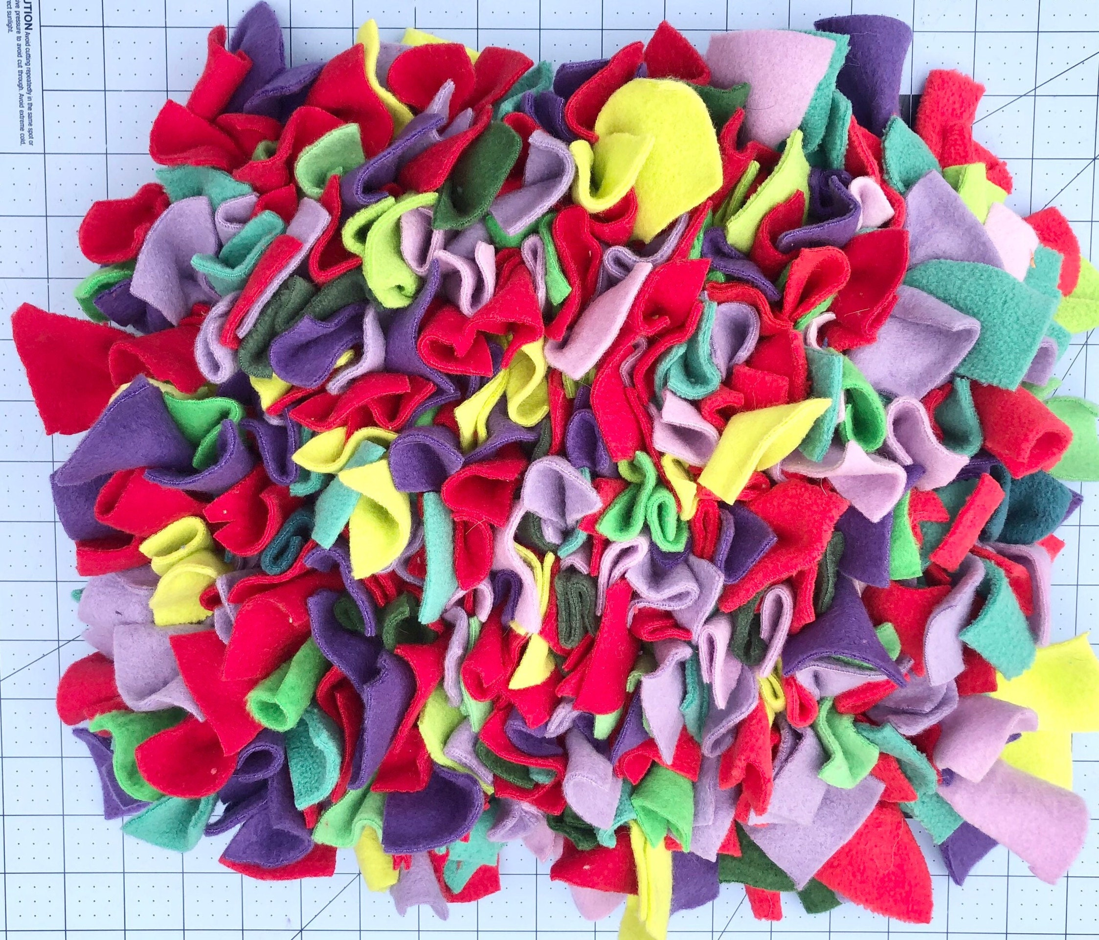 Custom Dog Pet Snuffle/rooting/food/treat/foraging Mat, Puzzle, Mental ...