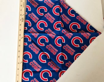 MLB Chicago Cubs Baseball Tie on Dog Bandana - Etsy