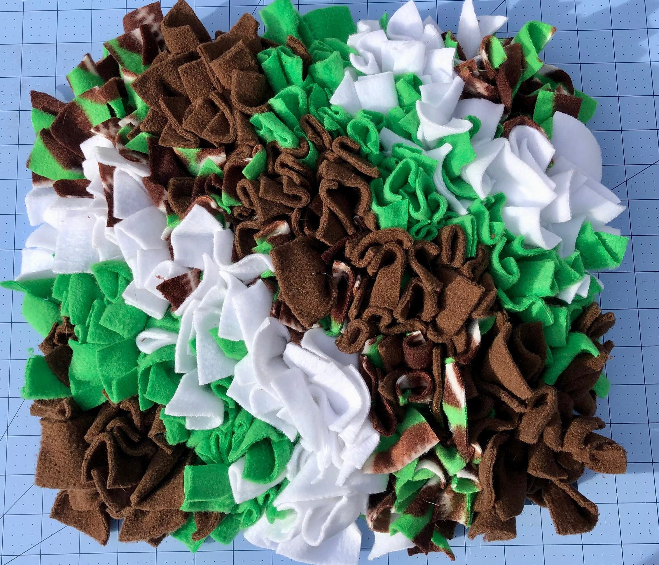 Custom Dog Pet Snuffle/rooting/food/treat/foraging Mat, Puzzle, Mental ...