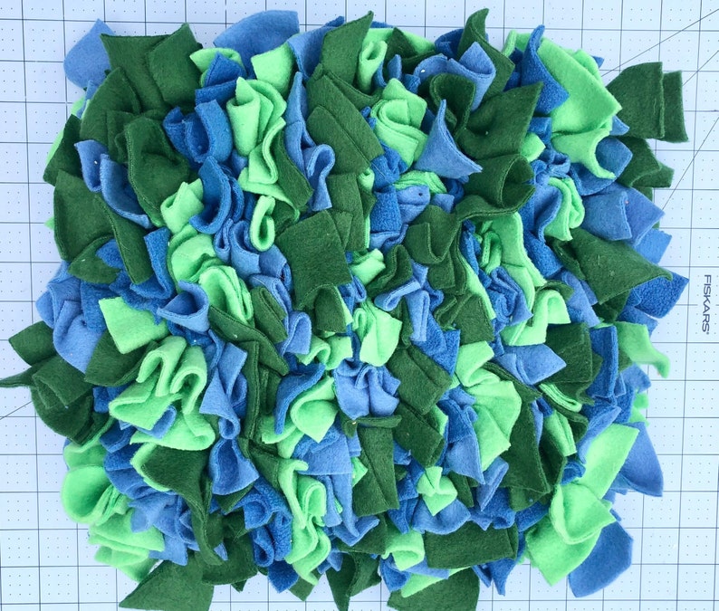 Custom Dog Pet Snuffle/rooting/food/treat/foraging Mat, Puzzle, Mental ...
