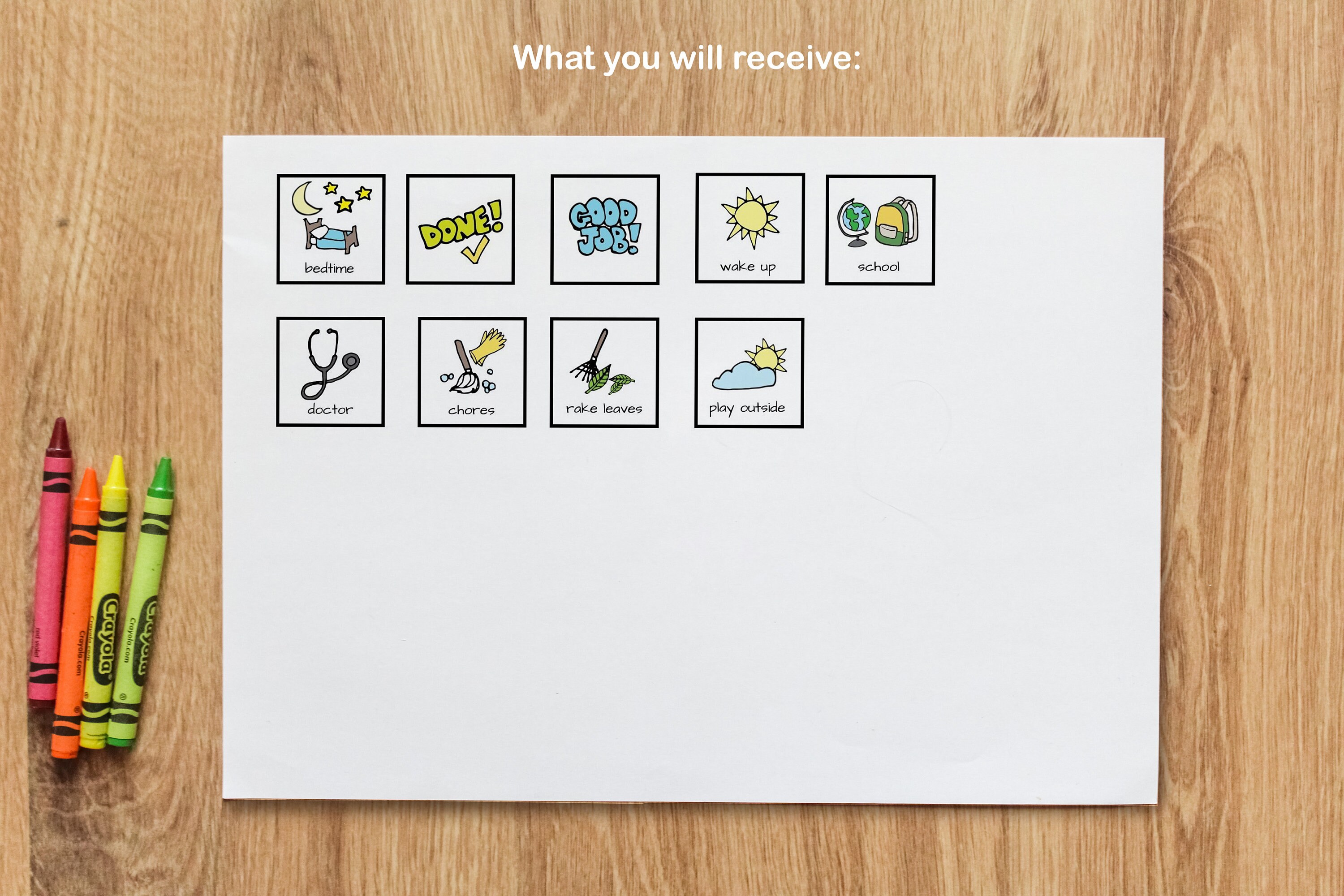 Daily Routine Chart for Kids Daily Planner Schedule Chore Checklist ...