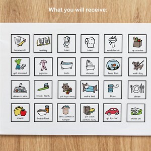 Daily Routine Chart for Kids Daily Planner Schedule Chore Checklist ...