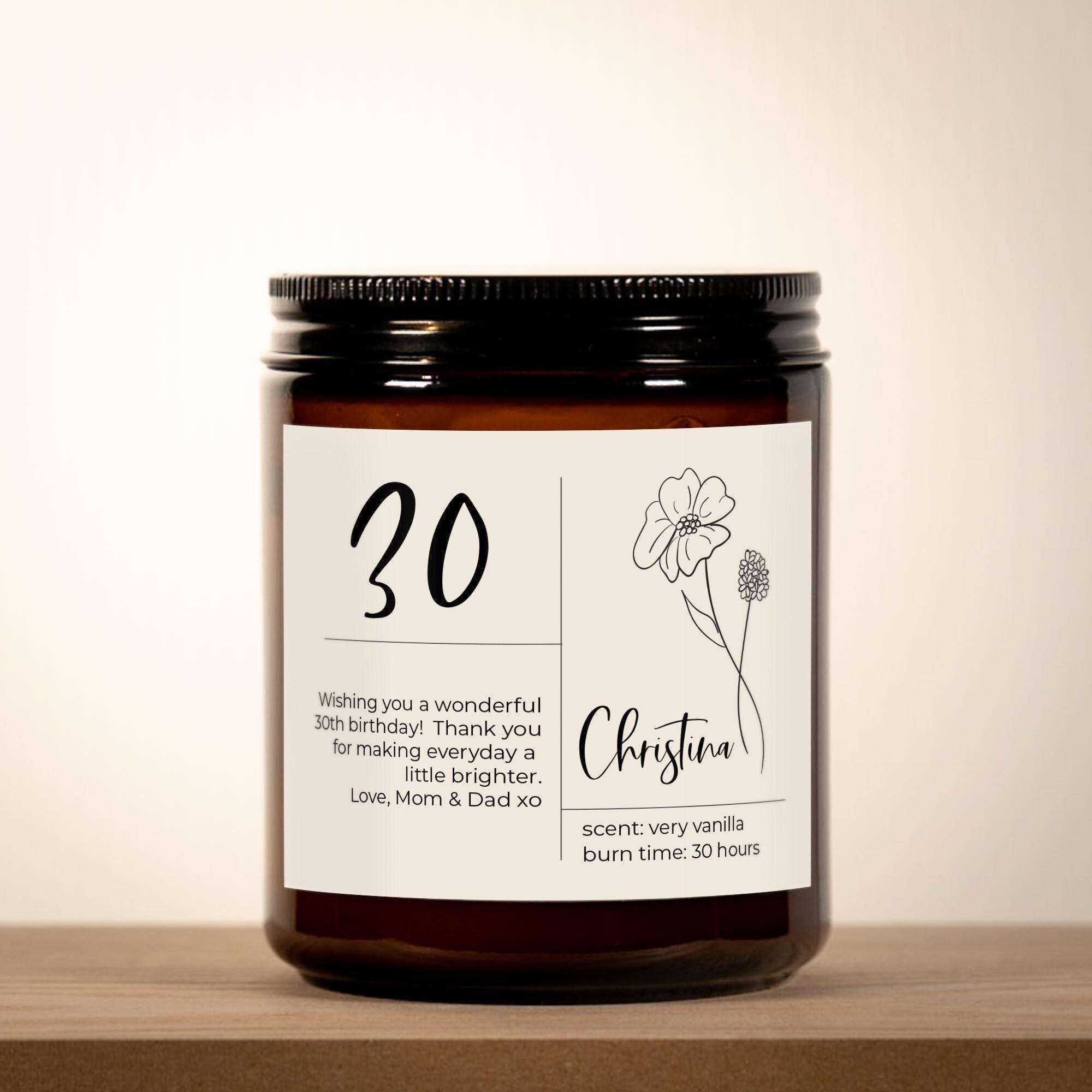 Personalized 18th Birthday Candle - Celebrate Any Age With a Unique ...