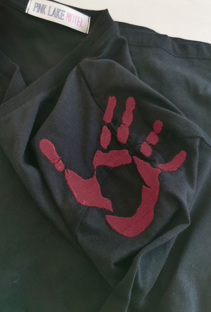 Castiel's Handprint - Embroidered Crewneck - Sweatshirt - Dean ...