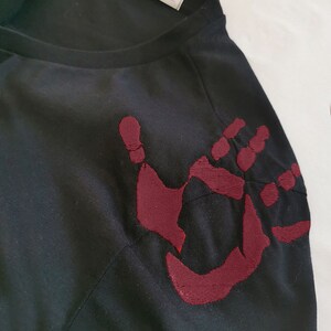 Castiel's Handprint - Dean Supernatural - Embroidered Crewneck ...