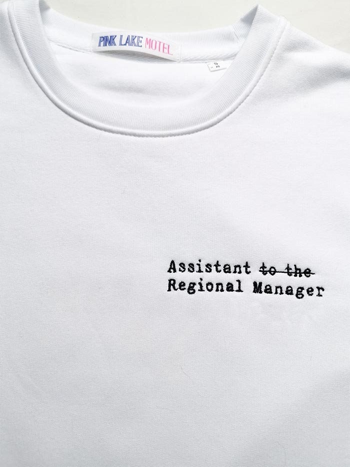 Assistant to the Regional Manager - Embroidered T-shirt or Crewneck ...