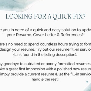 CV Template, Clean, Modern Resume Template, Executive Two Column Resume ...