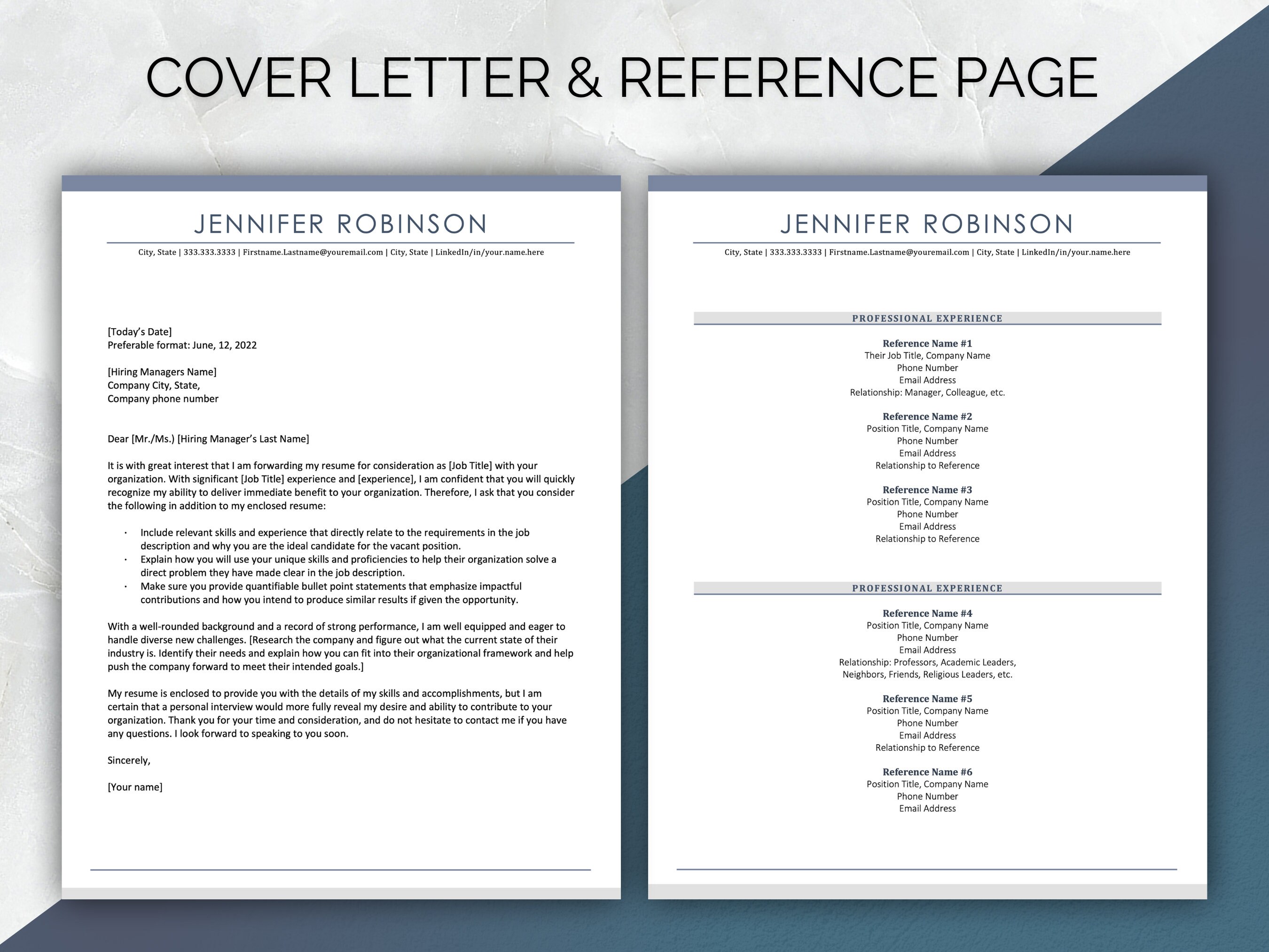 Resume Template Fill-in Service, Resume Edit Service, Template Fill In ...