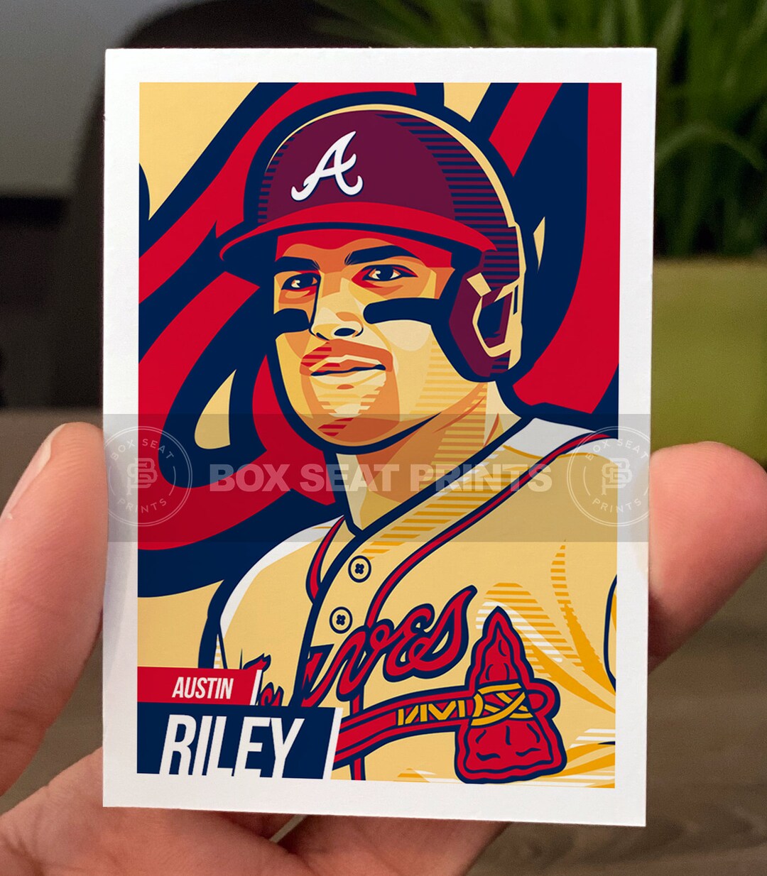 Austin Riley Atlanta Braves Custom Baseball Card Series 1 - Etsy