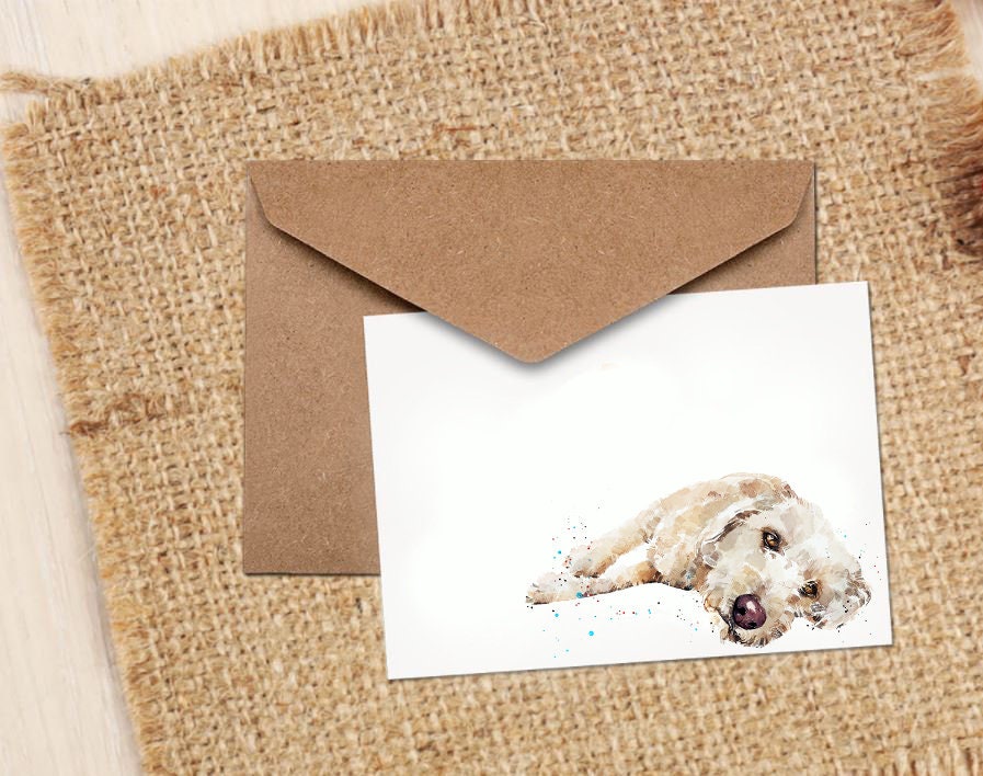 Labradoodle Greeting/note Card.labradoodle Cards,labradoodle Note Cards ...