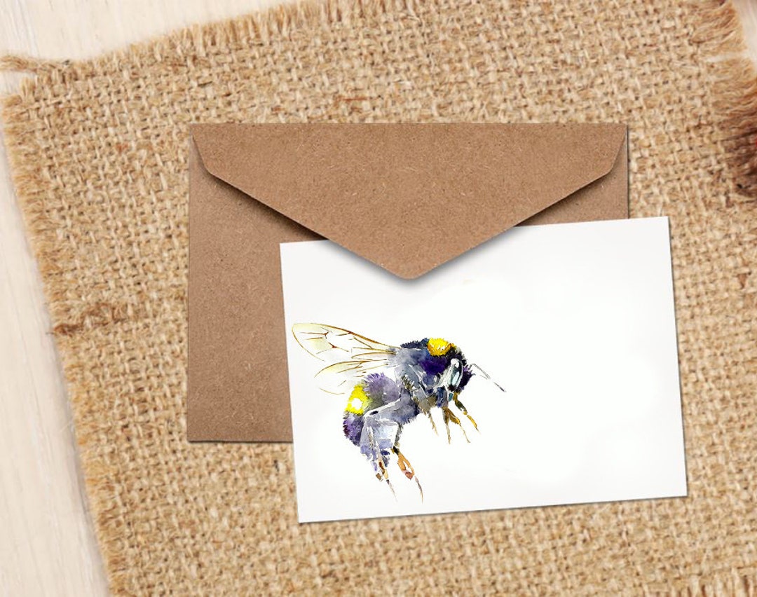 Dumbledore Bumblebee Greeting/note Card.bumblebee Cards,bumblebee Note ...