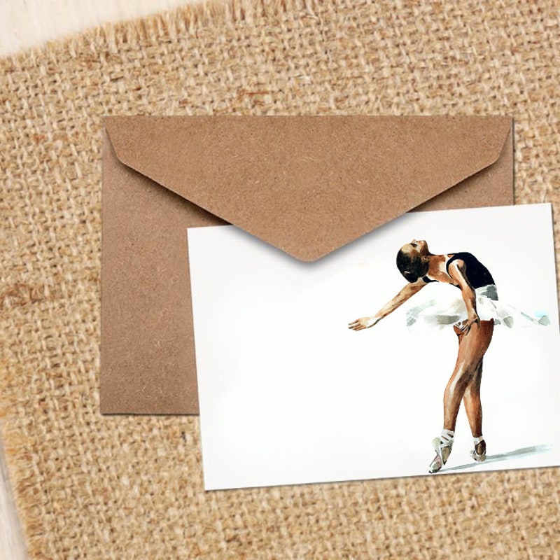 Ballerina Cards - Etsy