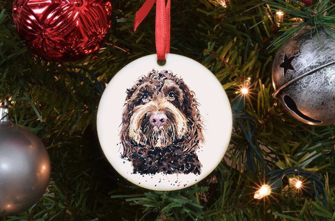 Cockapoo Ceramic Tree Decoration.cockapoo Terrier Xmas Tree Decoration ...