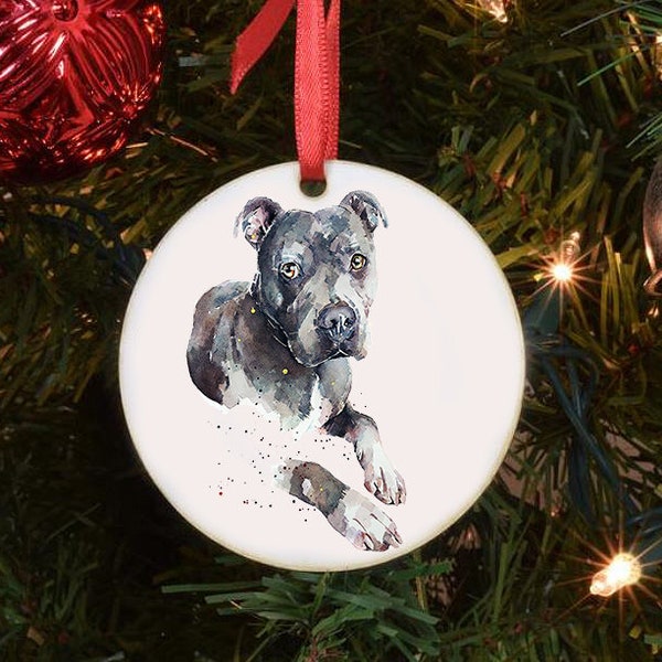 Ceramic Staffordshire Bull Terrier - Etsy
