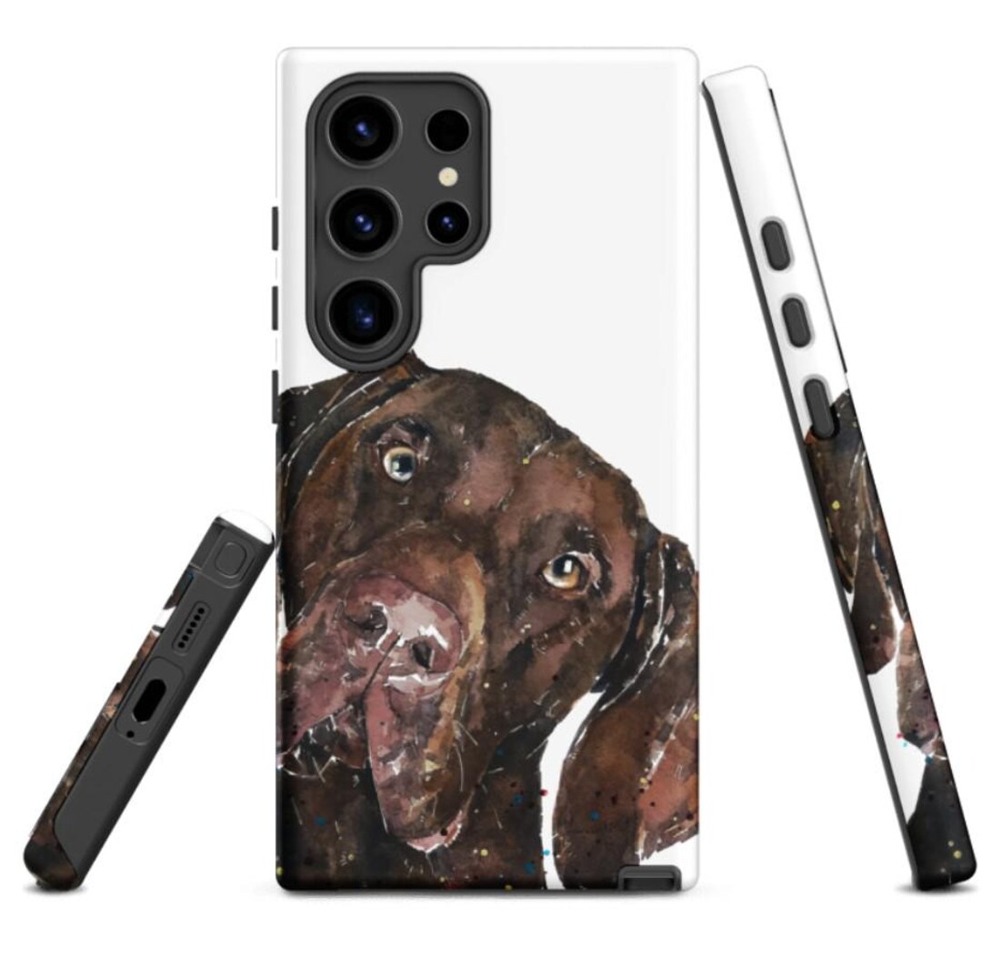 GSP Dog Art Phone Case – German Shorthaired Pointer Tough Protective ...